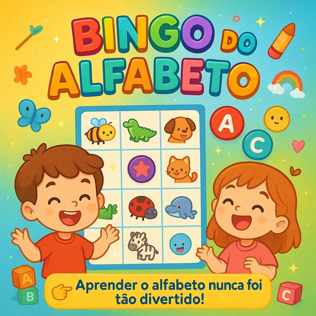 Bingo do Alfabeto - Mundo das Atividades