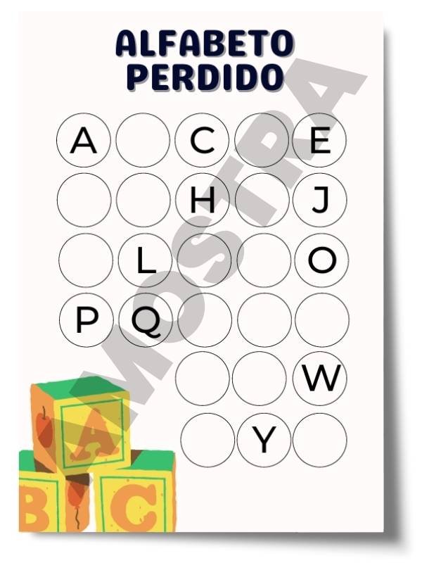 Kit de Atividades do Alfabeto - Mundo das Atividades