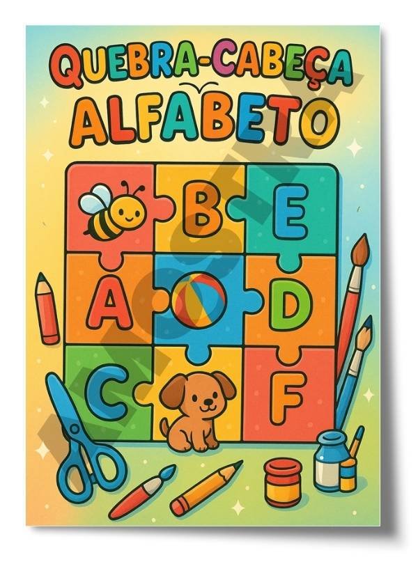 Kit de Atividades do Alfabeto - Mundo das Atividades