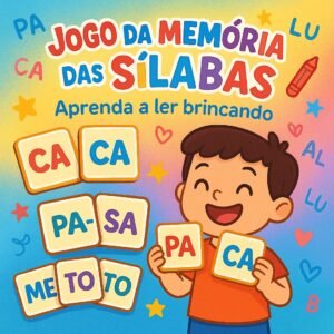 Jogo da Memória das Sílabas - Mundo das Atividades