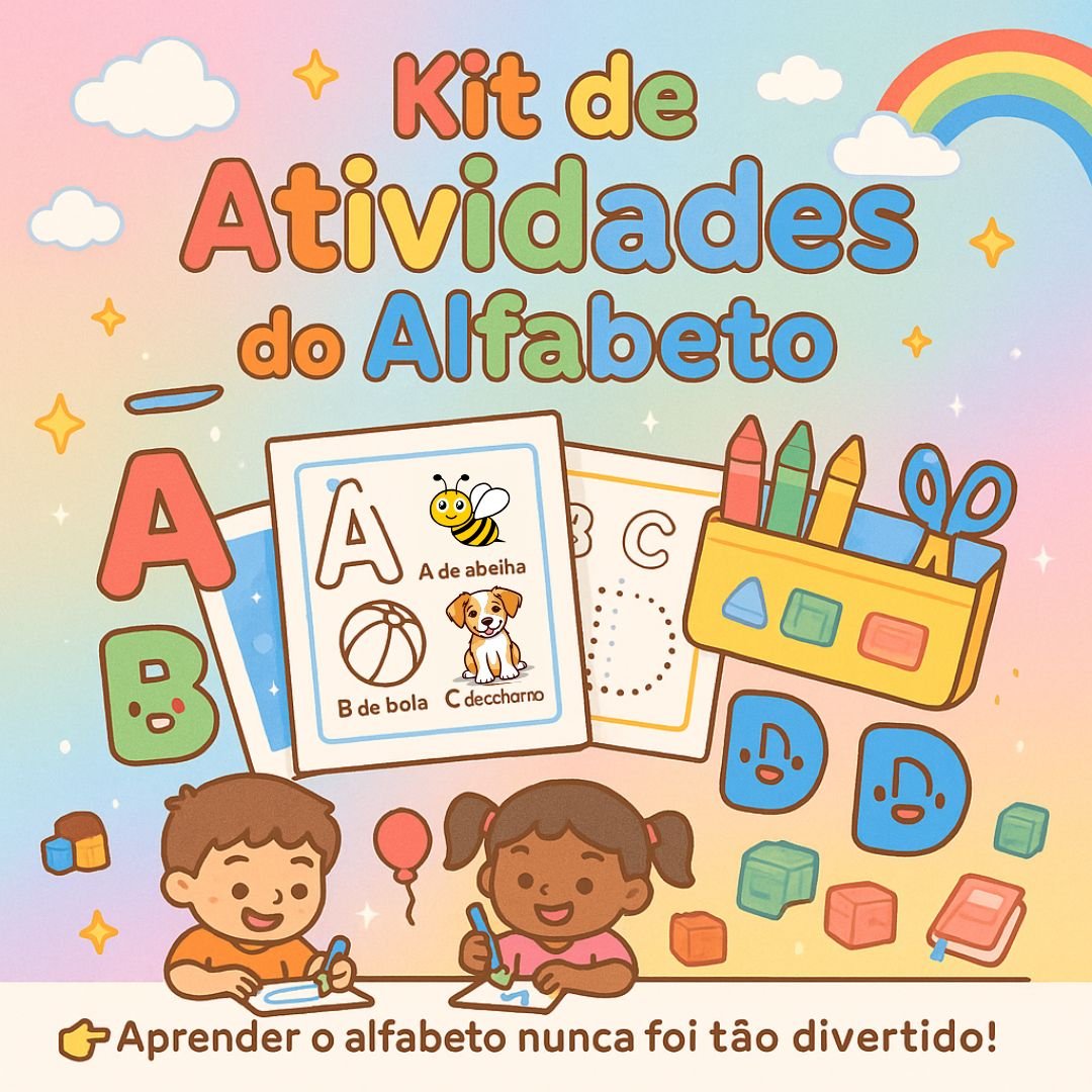 Kit de Atividades do Alfabeto - Mundo das Atividades
